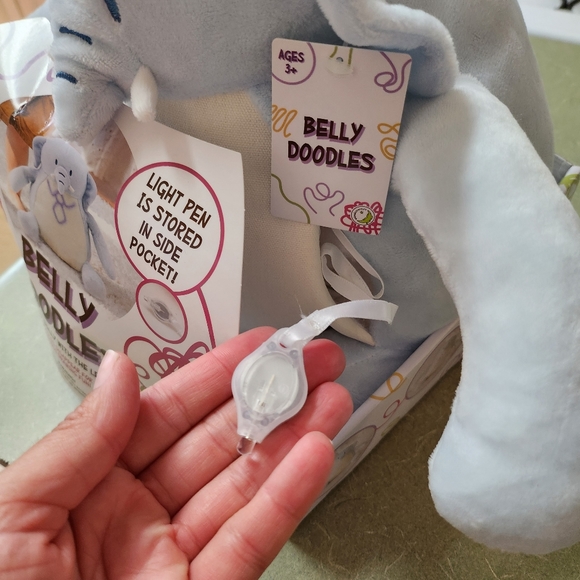 Belly doodles | Toys | Belly Doodles Plush Elephant Draw On Belly With ...